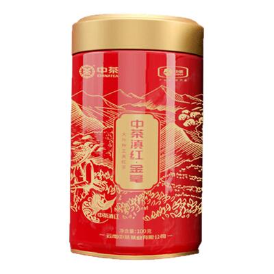 中茶滇红金毫大叶种工夫红茶100g