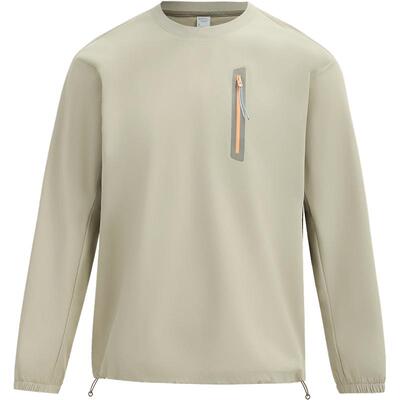 本来BENLAI男士速干防晒梭织运动圆领卫衣2026春季新款BRLW60001