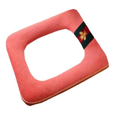 毛绒加厚拉链式方形方型坐便套