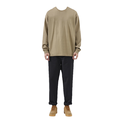 Hansca纯棉长袖T恤男春秋季套装