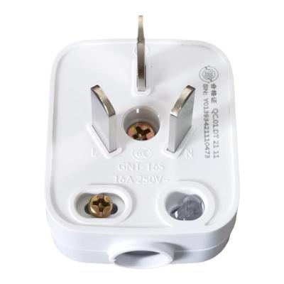 正品公牛三极接线柱插头16a250v