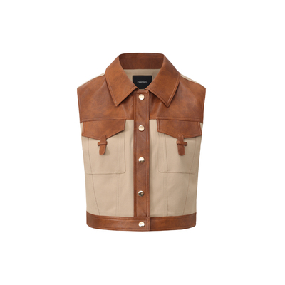 GIMING早春新款马甲时髦背心上衣