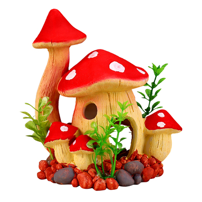 鱼缸假山蘑菇房子水族箱造景水景装饰爬虫爬虫昆虫洞乌龟洞窝躲避