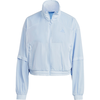 阿迪达斯女士立领运动外套