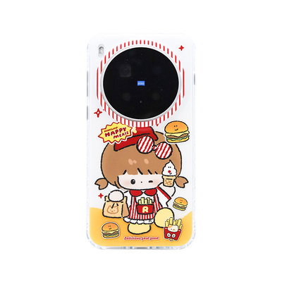 肉肉酱薯条派对适用vivo X300 Pro磁吸手机壳原创新款防摔保护套vivo X300磨砂mini角边框减震防摔卡通可爱