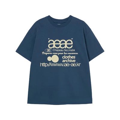 aeae2026新款字母印花短袖T恤女