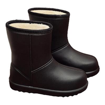 加绒防滑水鞋加厚保暖防水棉雨靴