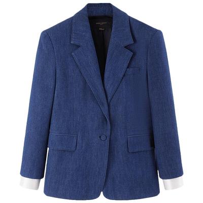 MissSixty气质垫肩直筒西装外套