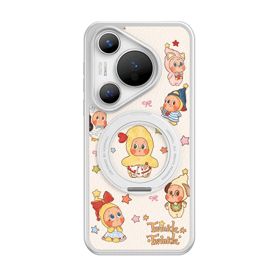 星星人磁吸支架手机壳适用华为