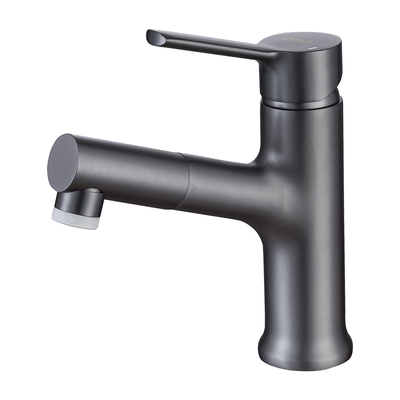 OMO全铜冷热抽拉式面盆水龙头