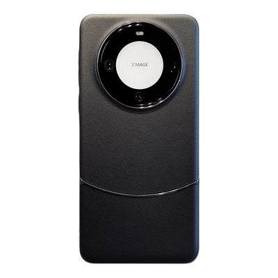 适用华为mate60pro臻选素皮壳