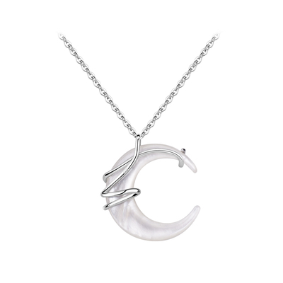 ParasKors骨兰贝母项链纯银