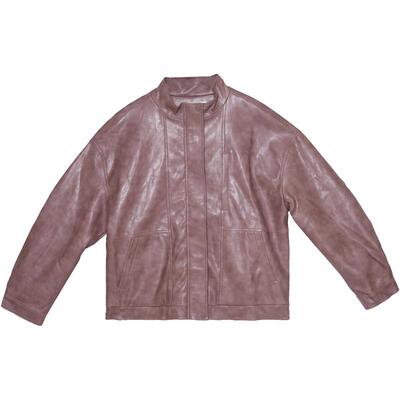 itreal美式复古机车皮衣外套