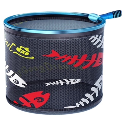 高级渔具配件抄网头抄网鱼捞网兜大物折叠圈密网小眼圈不锈钢巨物