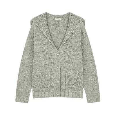 泰迪圈圈大翻领开衫女CRUSH