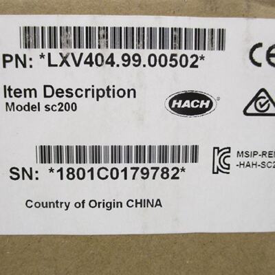 议价LXV404.99.00502哈希HACH SC200控制器