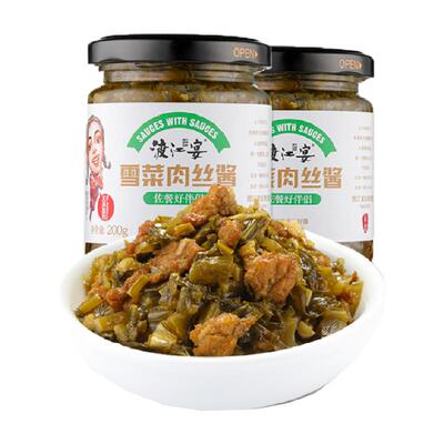 渡江宴雪菜肉丝酱200g×2瓶