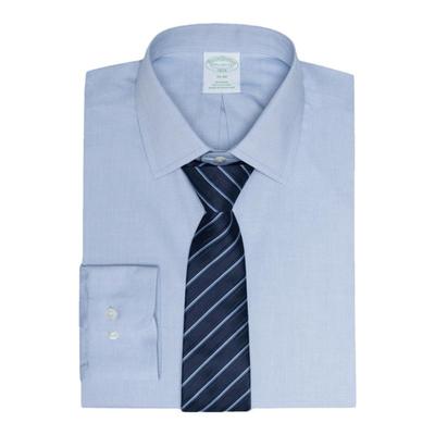 布克兄弟男士纯棉免烫修身衬衫