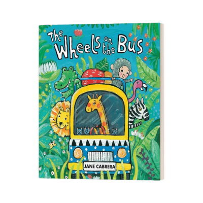英文原版 The Wheels on the Bus 公车上的轮子 1-3岁童谣儿歌绘本 纸板书 Jane Cabrera's Story Time 英文版 进口英语原版书籍