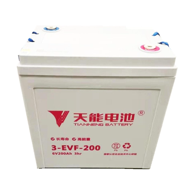 天能电池6V200AH电动汽车扫地车