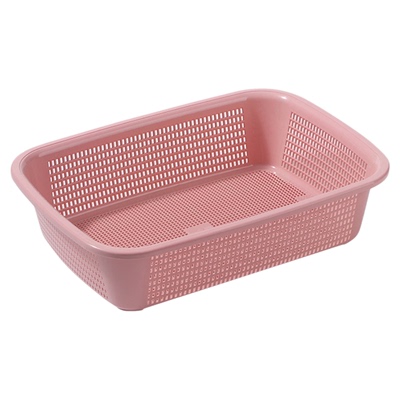 塑料筐长方形小洗白色麻辣烫商用