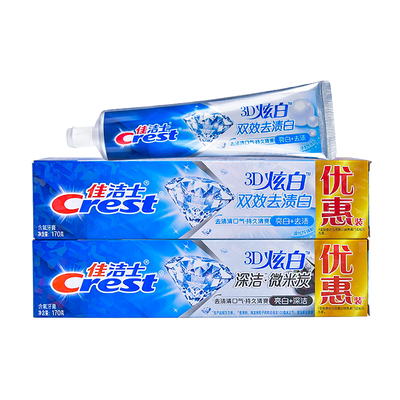 口气清新炫白牙膏佳洁士