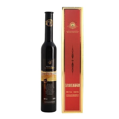 正品辽宁五女山红冰葡萄酒375ml