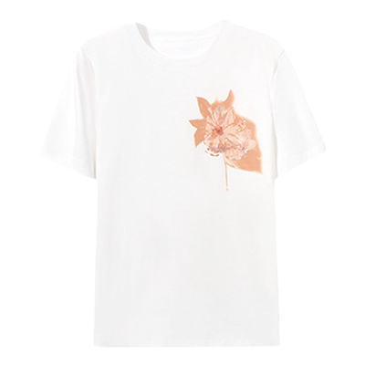 【商场同款】HPLY荷比俪秋季新款女亮片印花装饰舒适短袖T恤