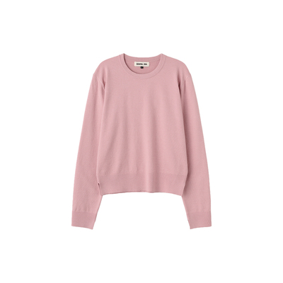 GENERAL IDEA BY BUMSUK宽松基础款圆领套头针织衫长袖休闲内搭女