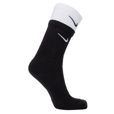 耐克男袜女袜2026春季新款高筒袜子撞色双钩训练运动袜DD2795-011