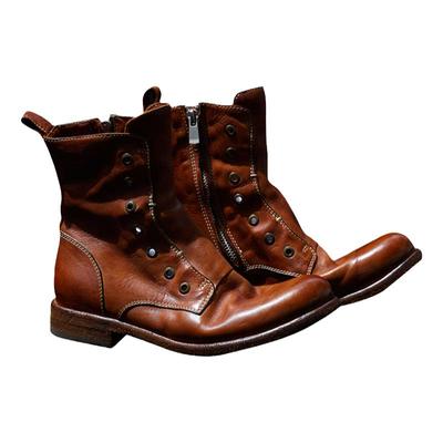 Le'Murmure重工水洗马皮机车靴