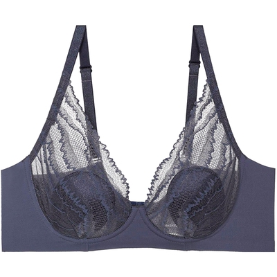 「花瓣内衣」爱慕内衣女夏季薄款透气大胸显小文胸胸罩AM117201