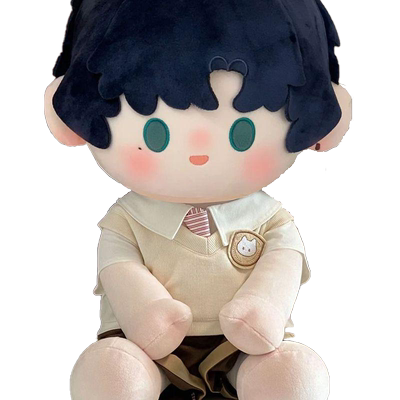 萧逸40cm棉花娃娃毛绒玩偶
