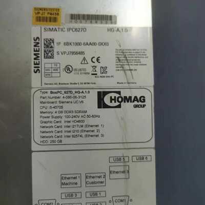 议价IPC627D工控机6BK1000-6AA00-0XX适用
