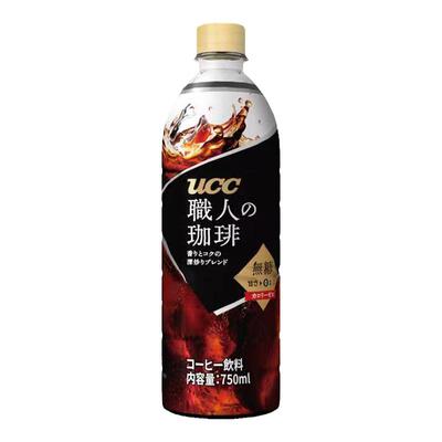 UCC悠诗诗无糖咖啡即饮饮料750ml
