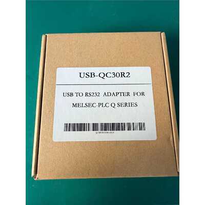 议价三菱PLC编程线USB-QC30R2，USB转RS232，适