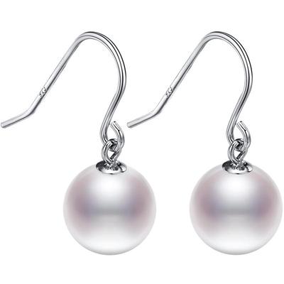 黛米S925银淡水无核珍珠耳环耳饰