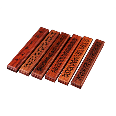 越南花梨木香炉家用创意檀香线香盒实木质镂空沉香卧香炉礼盒套装