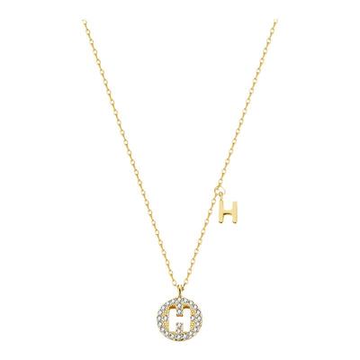 chomelkinseyS925纯银字母项链