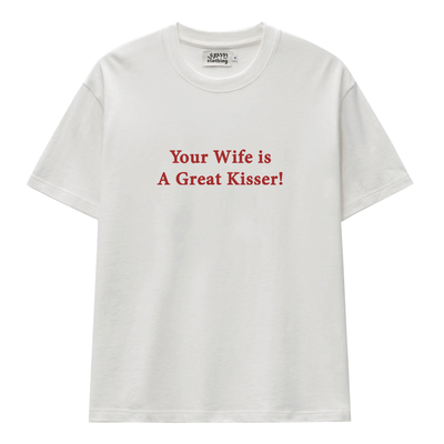 A Great Kisser!夏季新款短袖t恤宽松休闲纯棉百搭男女情侣