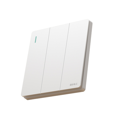 国际电工86型家用墙壁白多控开关