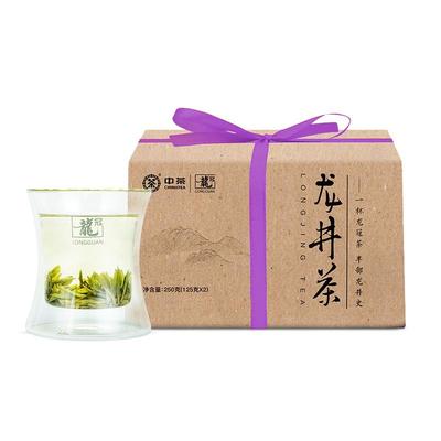 龙冠龙井牛皮纸一级250g