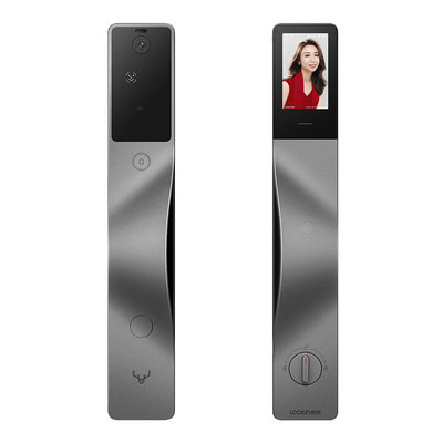 鹿客智能门锁V5Pro掌静脉识别密码锁家用门锁猫眼大屏智能锁