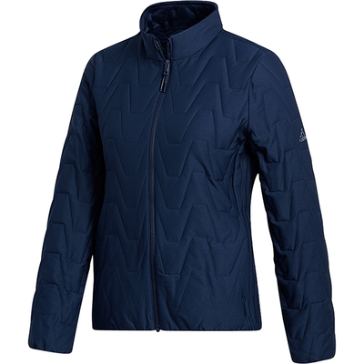 Adidas/阿迪达斯正品2025女士 高尔夫立领经典保暖运动棉服GH5288