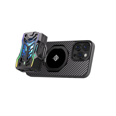 iphone16铝碳纤维纹理散热壳