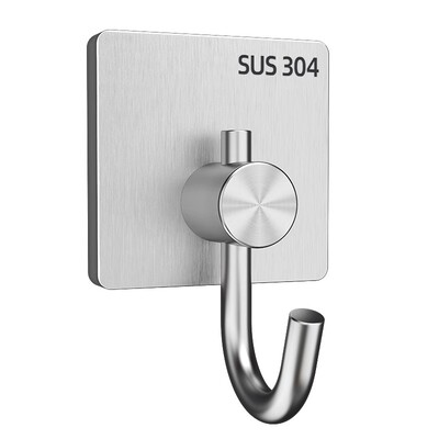 加厚不锈钢粘胶免打孔超强承重