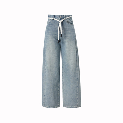 sofa长绒棉复古休闲牛仔裤