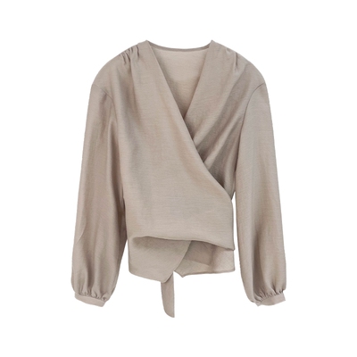 JKJS天丝羊毛衬衫女高级感