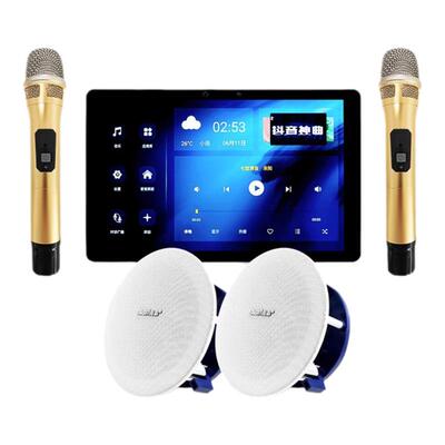 先科X10AI智能吸顶音响吊顶式音箱WIFI家居背景音乐控制器主机K歌