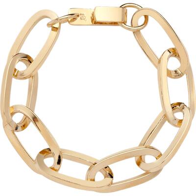 【38礼物】Jennifer Fisher 女黄铜镀10K金链条手链